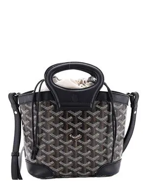 Goyard Mini Beluga Bag Coated Canvas Black