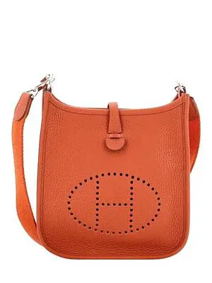 Hermès Tpm Evelyne Bag Gen Iii Clemence - Orange