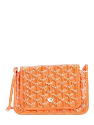 Goyard Plumet Clutch Wallet Coated Canvas Orange