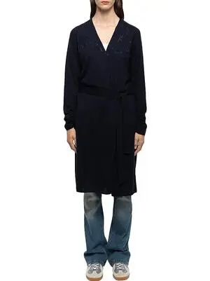 Zadig&Voltaire Daffyz Multistress Cashmere Sweater - Encre