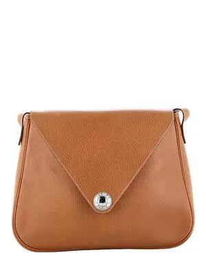 Hermès Christine Handbag Leather Brown