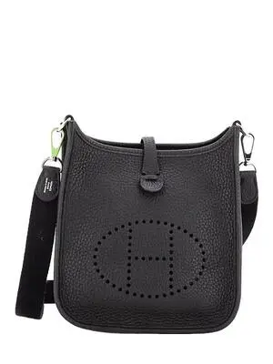 Hermès Tpm Evelyne Bag Gen Iii Clemence Black