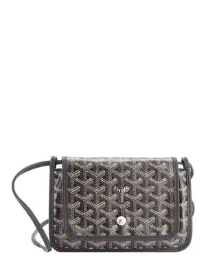 Goyard Plumet Clutch Wallet Coated Canvas Black