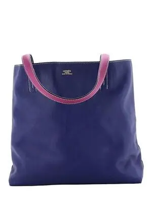 Hermès 36 Double Sens Tote Swift - Blue