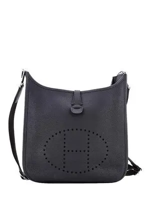 Hermès Pm Evelyne Bag Gen Iii Clemence Black