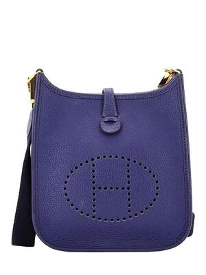 Hermès Tpm Evelyne Bag Gen Iii Maurice Blue