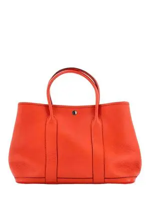 Hermès 36 Garden Party Tote Leather - Red