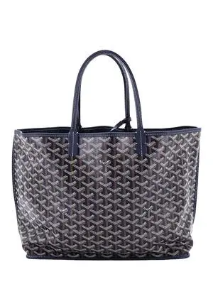 Goyard Pm Anjou Reversible Tote Coated Canvas - Blue