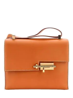 Hermès 21 Verrou Bag Epsom Brown