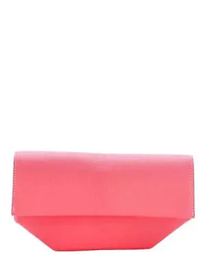 Hermès Opli Clutch Leather Pink