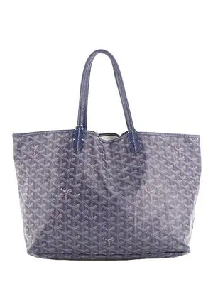 Goyard Pm Saint Louis Tote Coated Canvas Blue