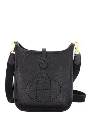 Hermès Tpm Evelyne Bag Gen Iii Clemence - Black