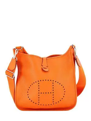 Hermès Pm Evelyne Bag Gen Iii Clemence Orange