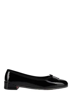 CHRISTIAN LOUBOUTIN Sweetie Jane Strass Ballerina Flats - Black