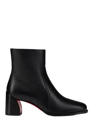 CHRISTIAN LOUBOUTIN Ira Zipped Booties - Black