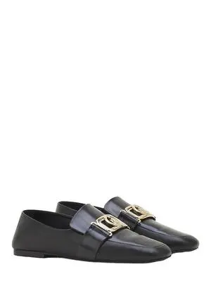 LANVIN Mother & Daughter Slip-on Loafers - Black