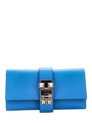 Hermès 23 Medor Clutch Chevre Mysore - Blue