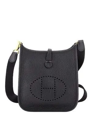 Hermès Tpm Evelyne Bag Gen Iii Clemence - Black