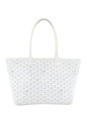Goyard Pm Artois Tote Coated Canvas - White