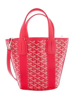 Goyard Pm Belharra Tote Coated Canvas - Pink