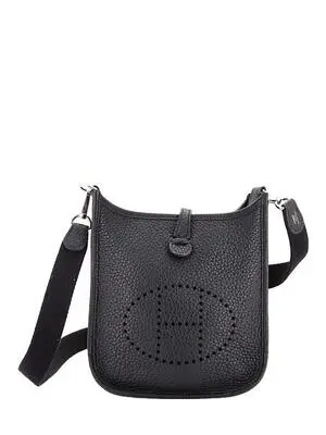 Hermès Tpm Evelyne Bag Gen Iii Clemence Black