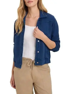 NIC+ZOE Terry Bubble Jacket - Medium Wash