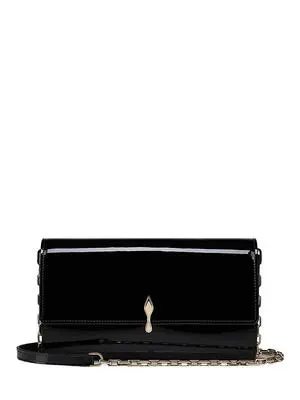 CHRISTIAN LOUBOUTIN Bettina Chain Wallet - Black