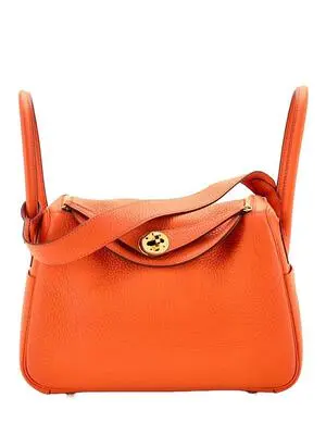 Hermès 26 Lindy Bag Clemence - Orange