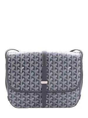 Goyard Mm Belvedere Ii Messenger Bag Coated Canvas - Gray