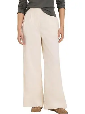 NIC+ZOE Nic+Zoe Ellis Corduroy Wide Leg Pants Coconut