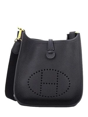 Hermès Tpm Evelyne Bag Gen Iii Clemence - Black