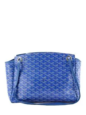Goyard Pm Rouette Bag Coated Canvas - Blue