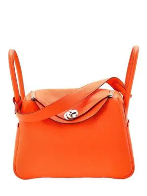 Hermès 26 Lindy Bag Clemence - Orange