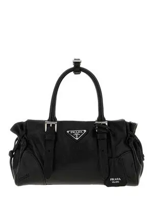 Prada Vitello Handbag - Black
