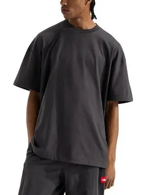 The North Face Oversized Fit Tnf Red Box Graphic Short Sleeve Tee - Obsidian