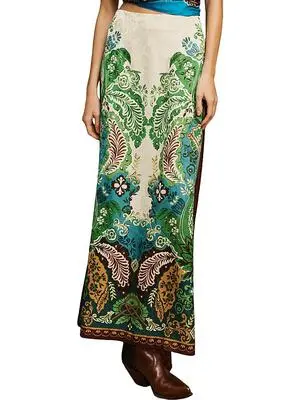 ALEMAIS Florence Printed Maxi Skirt - Multi