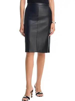Bardot Lisbon Faux Leather Skirt - Black