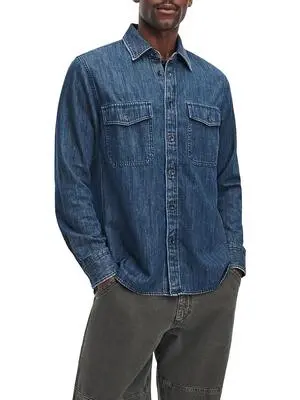 Rag & Bone Denim Cpo Overshirt - Reid