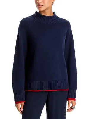 Rag & Bone Hazel Roll Neck Sweater - Navy