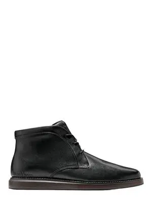 Cole Haan Grand Neoclassic Flexcraft Leather Chukka Boots - Black Dark