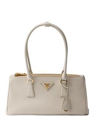 Prada Galleria Medium Saffiano Leather Bag - Neutral
