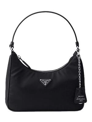 Prada Re-edition 2005 Re-nylon And Saffiano Mini Bag - Black
