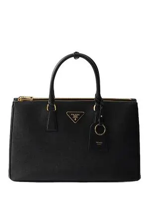 Prada Galleria Saffiano Leather Large Bag - Black