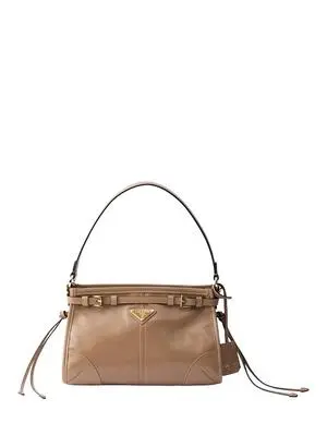 Prada Bonnie Small Leather Handbag - Powder