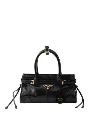 Prada Bonnie Leather Mini Bag - Black