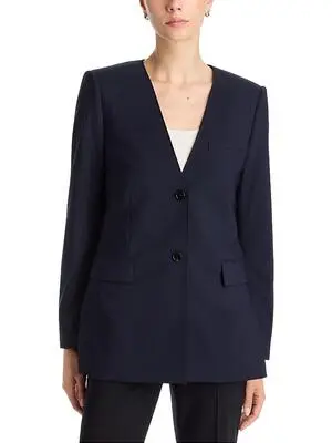 Theory Jimmy Choo Geometric Frame Eyeglasses - Deep Navy