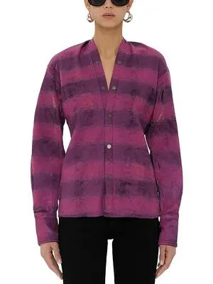 HAIKURE Shona Snap Closure Shirt - Digital Check
