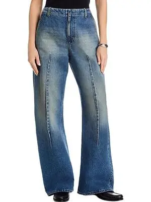 MAISON MARGIELA Barrel Leg Jeans - Blue