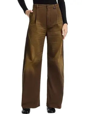 MAISON MARGIELA Barrel Leg Jeans - Brown