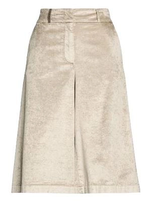 Peserico Velvet Stretch Fabric High Waisted Bermuda Shorts - Grey